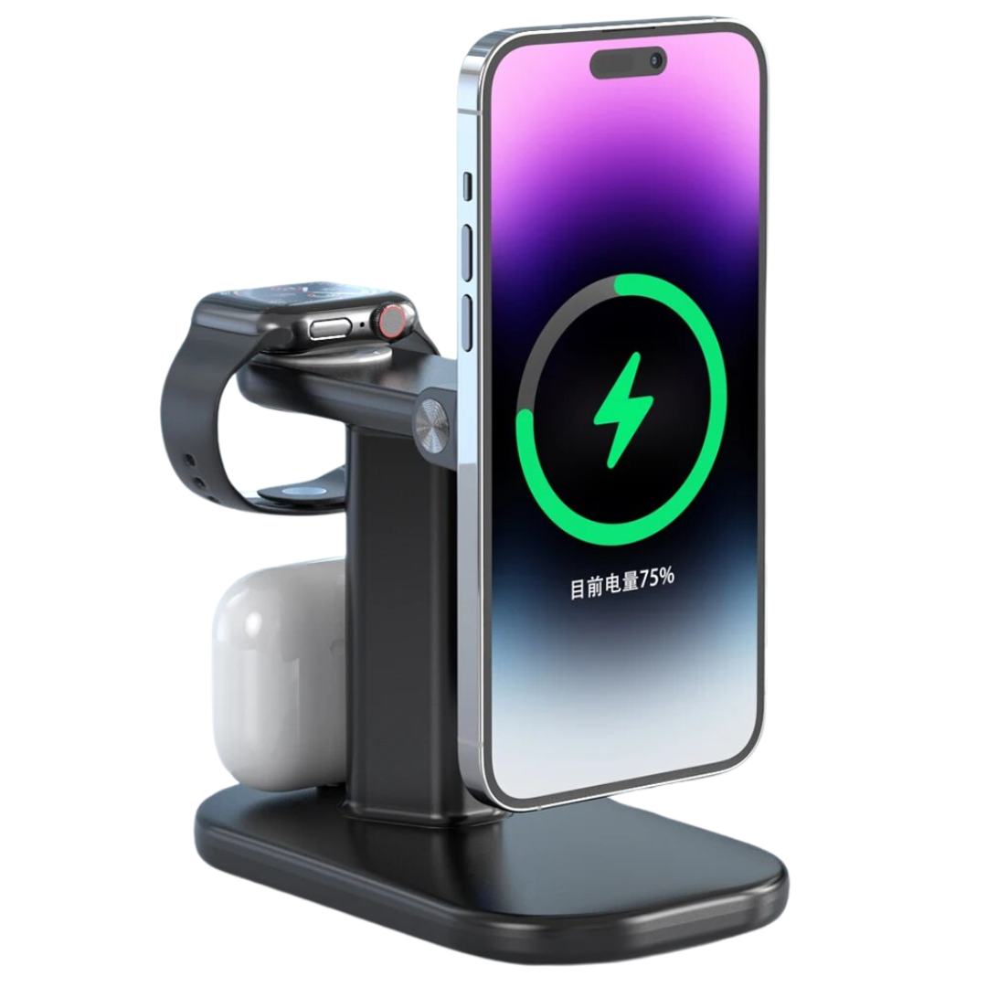 3 in 1 Kabelloses Schnell magnetische MagSafe Ladestation | Wireless C